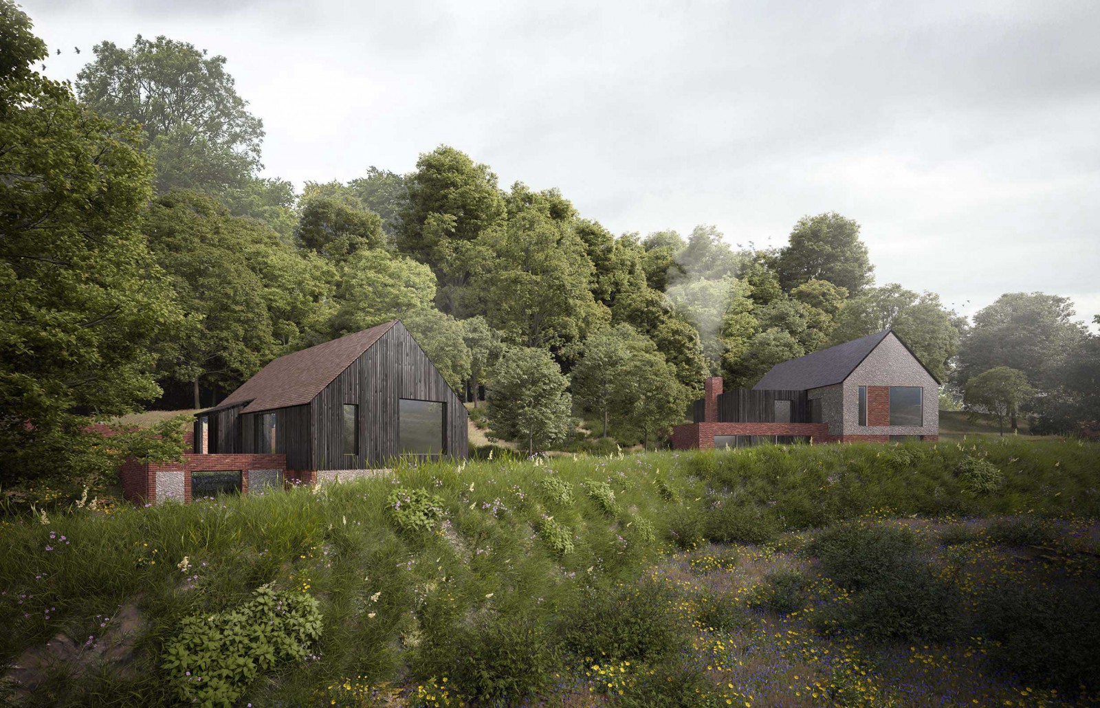 Contemporary Woodlands Development - Anderson Orr Architects Ltd.