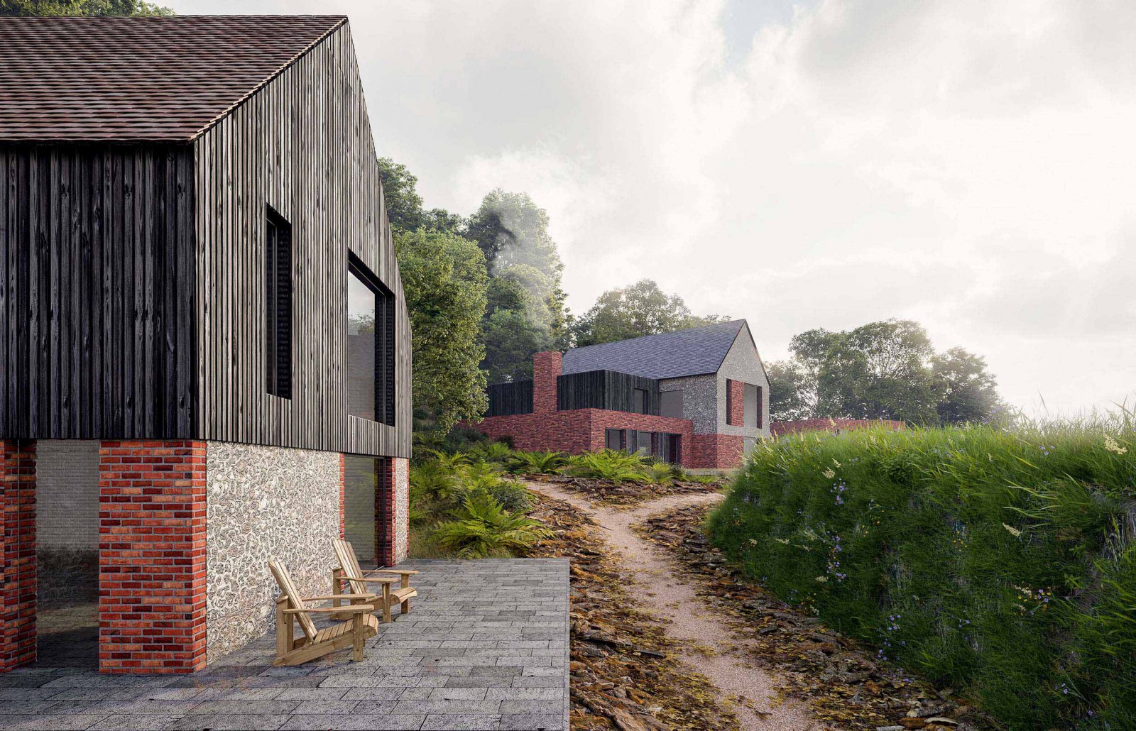 Contemporary Woodlands Development - Anderson Orr Architects Ltd.