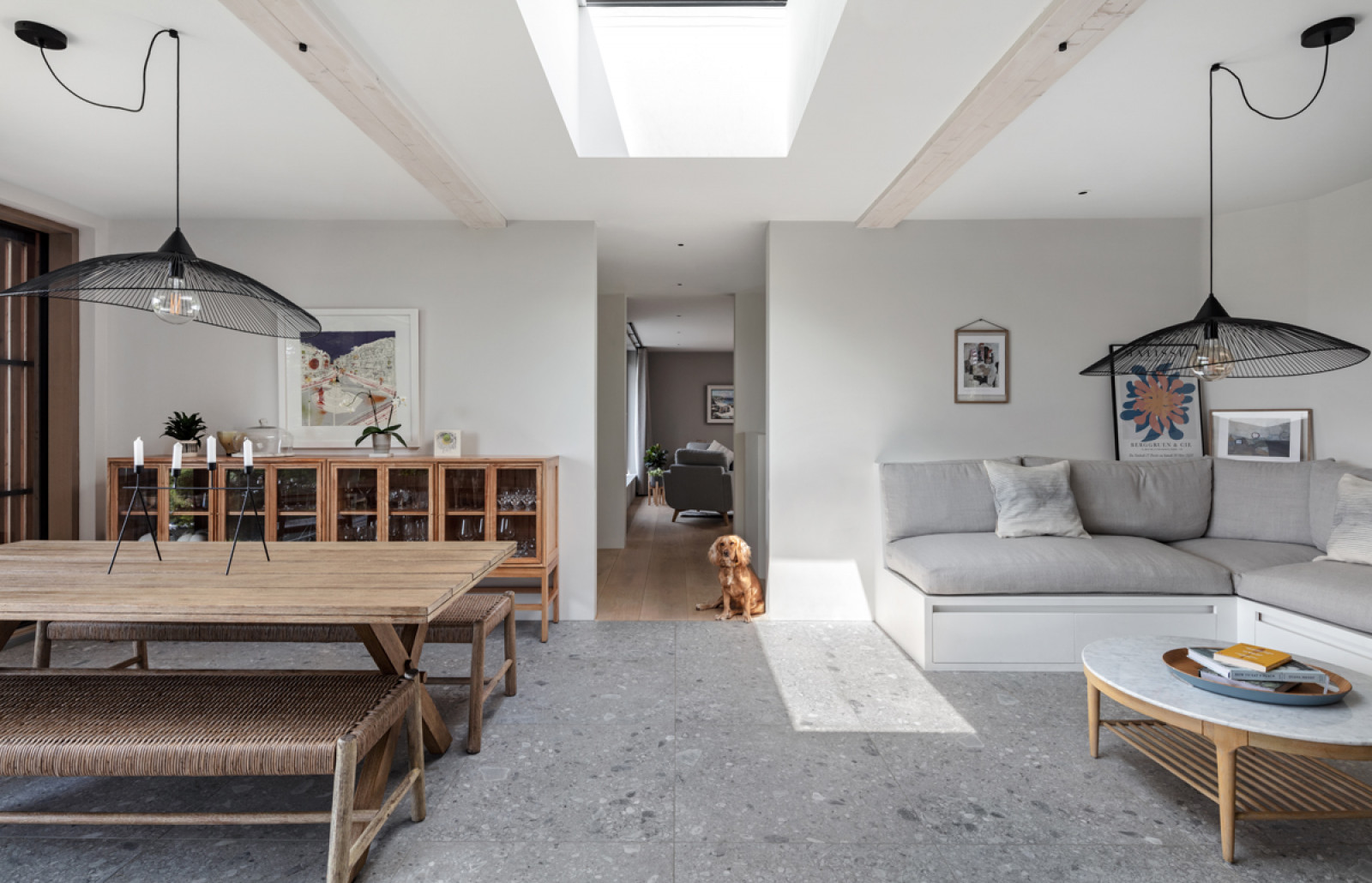 North Oxfordshire Inverted House Interiors - Anderson Orr Architects Ltd.